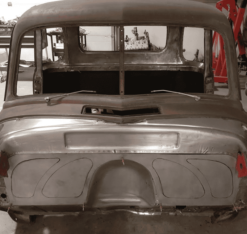 1947-1954 Chevy/GM Truck Bead Rolled Smooth Firewall | LS Fabrication