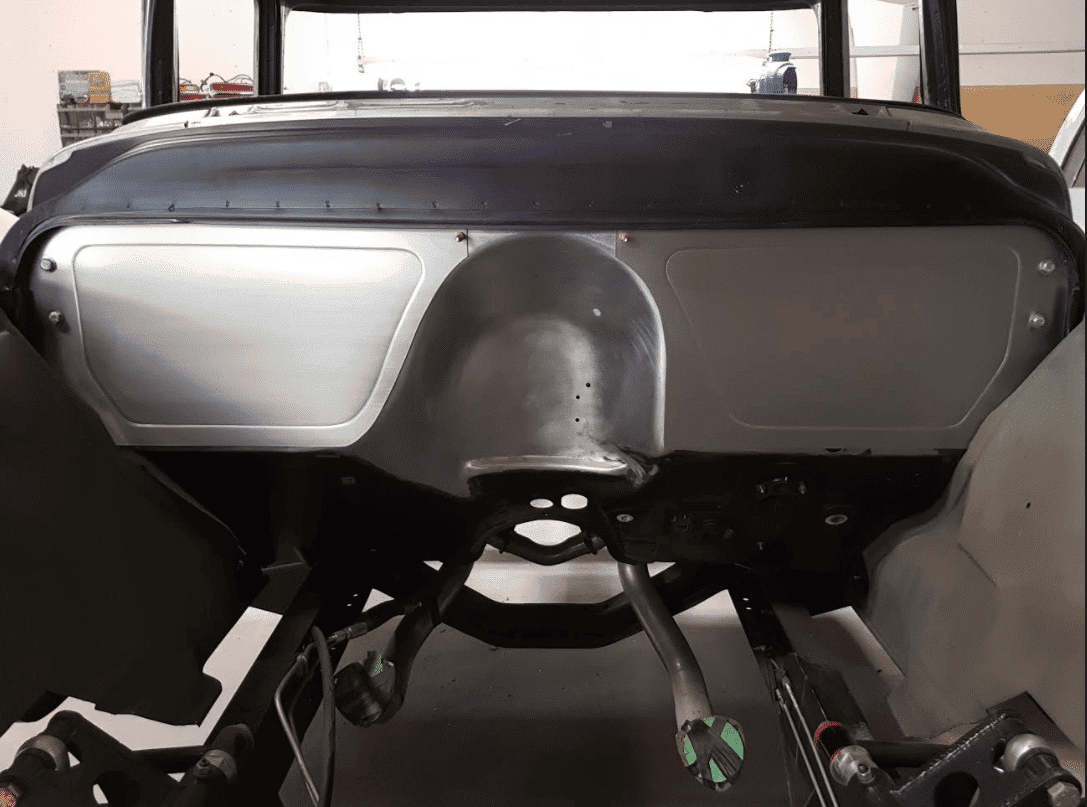 1955-1959 Chevy/GM Truck Bead Rolled Smooth Firewall | LS Fabrication