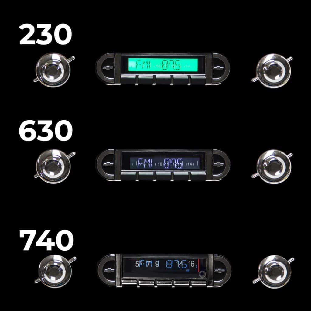 1955-1959 Custom Chevrolet Classic Radio | LS Fabrication