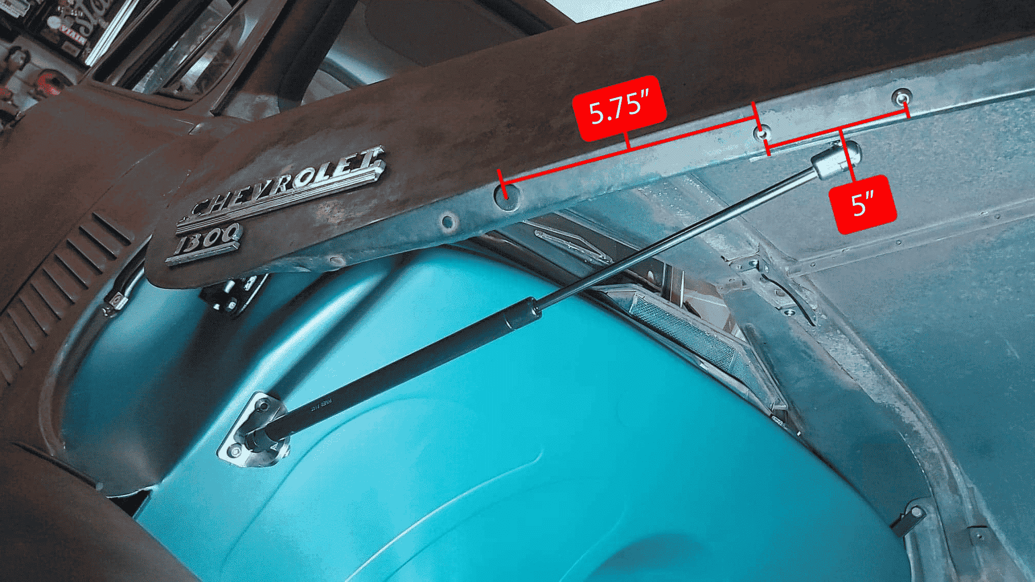 1950 Chevy Truck Hood