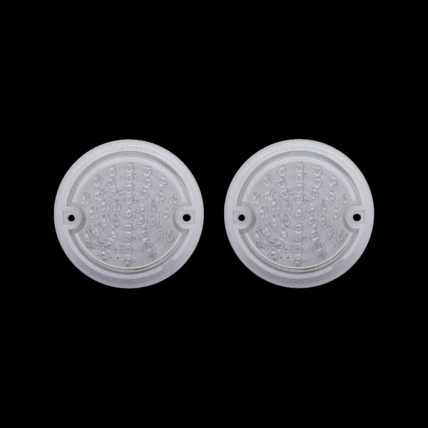 Clear LED Tail Lights - Stepside 1960-66 GMC Chevy Truck - LS Fabrication