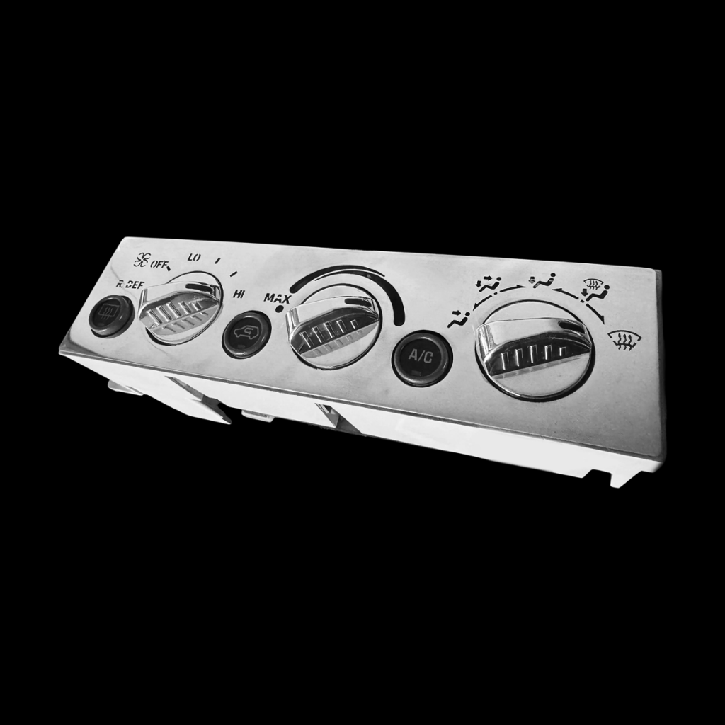 Billet Climate Control Knobs - Chevy OBS Truck 1995-99 | LS Fabrication®