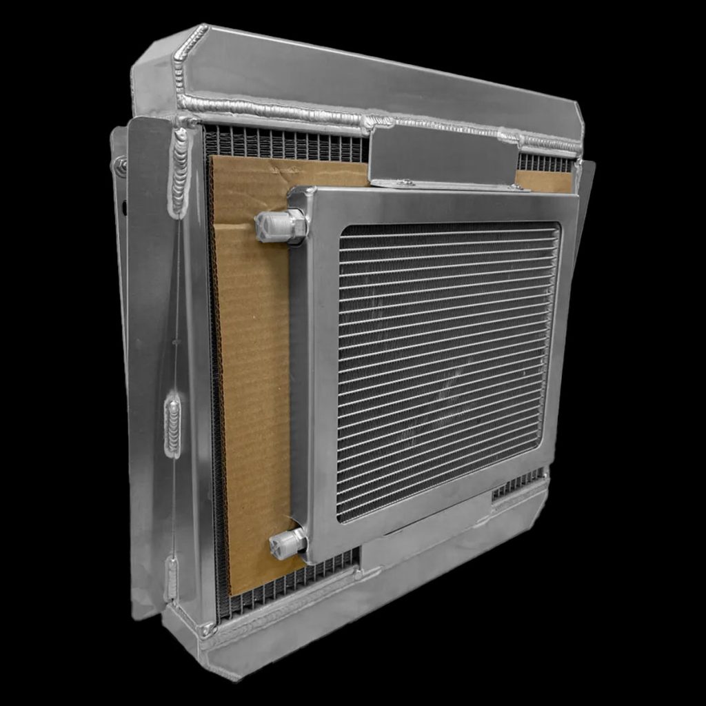 Tucked Aluminum Radiator - 47-54 GMC Trucks | LS Fabrication